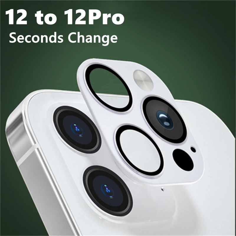 Seconds Change Fake Camera Lens Modified Protector For iPhone 12 Turn ...
