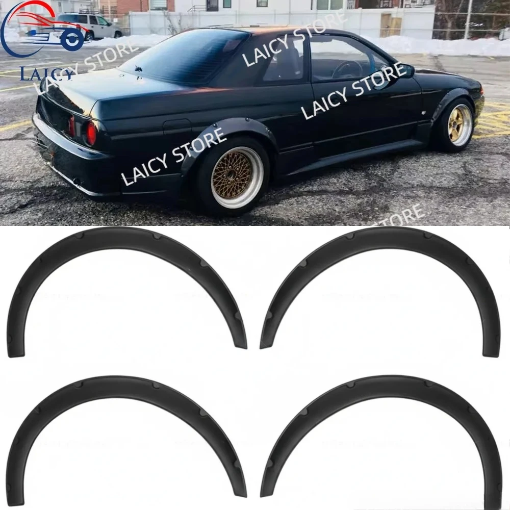 LAICY For N-issan Skyline GTS-T Car Wheel Arch Fender Flares Mudguard ...