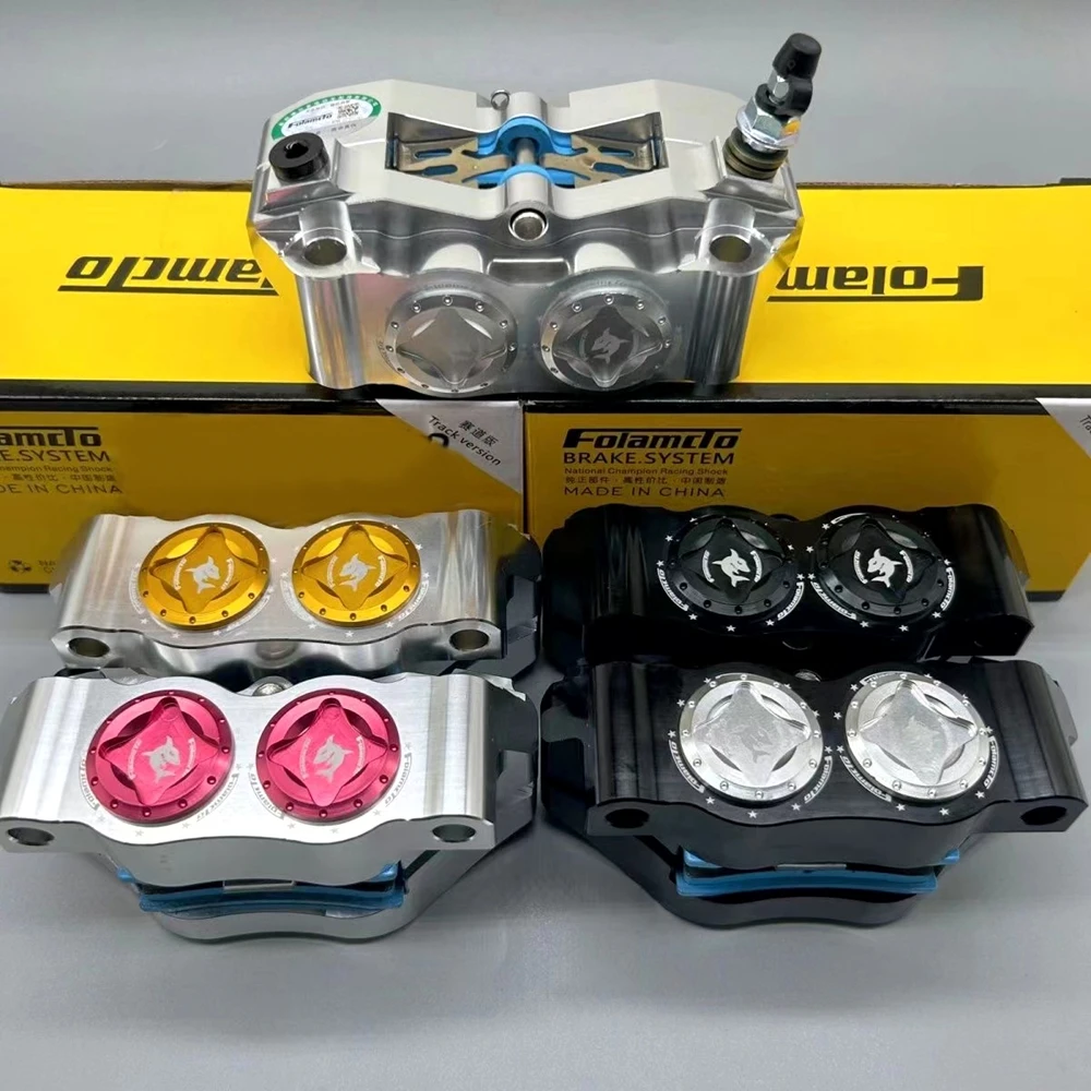 Motorcycle Universal CNC Racing Front Brake Caliper 100MM Lock Point ...