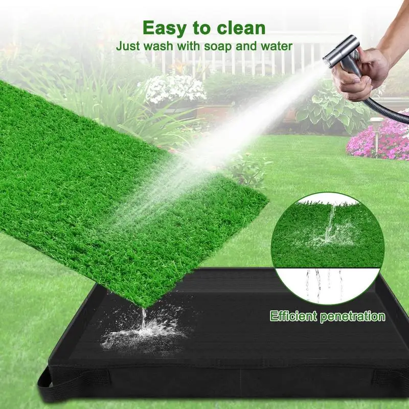 Grass-Pee-Pads-For-Dogs-Artificial-Grass-Puppy-Training-Pads-Anti-Slip ...