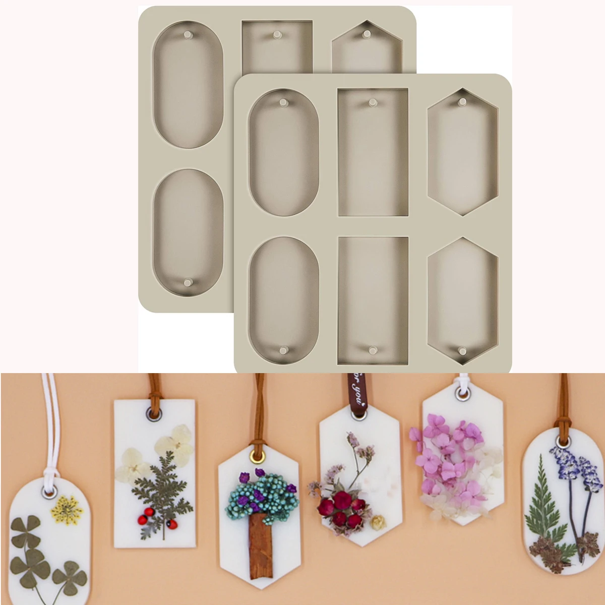1PC 6 Holes DIY Soy Candles Aroma Wax Tablets Mould Handmade Aroma Wax ...