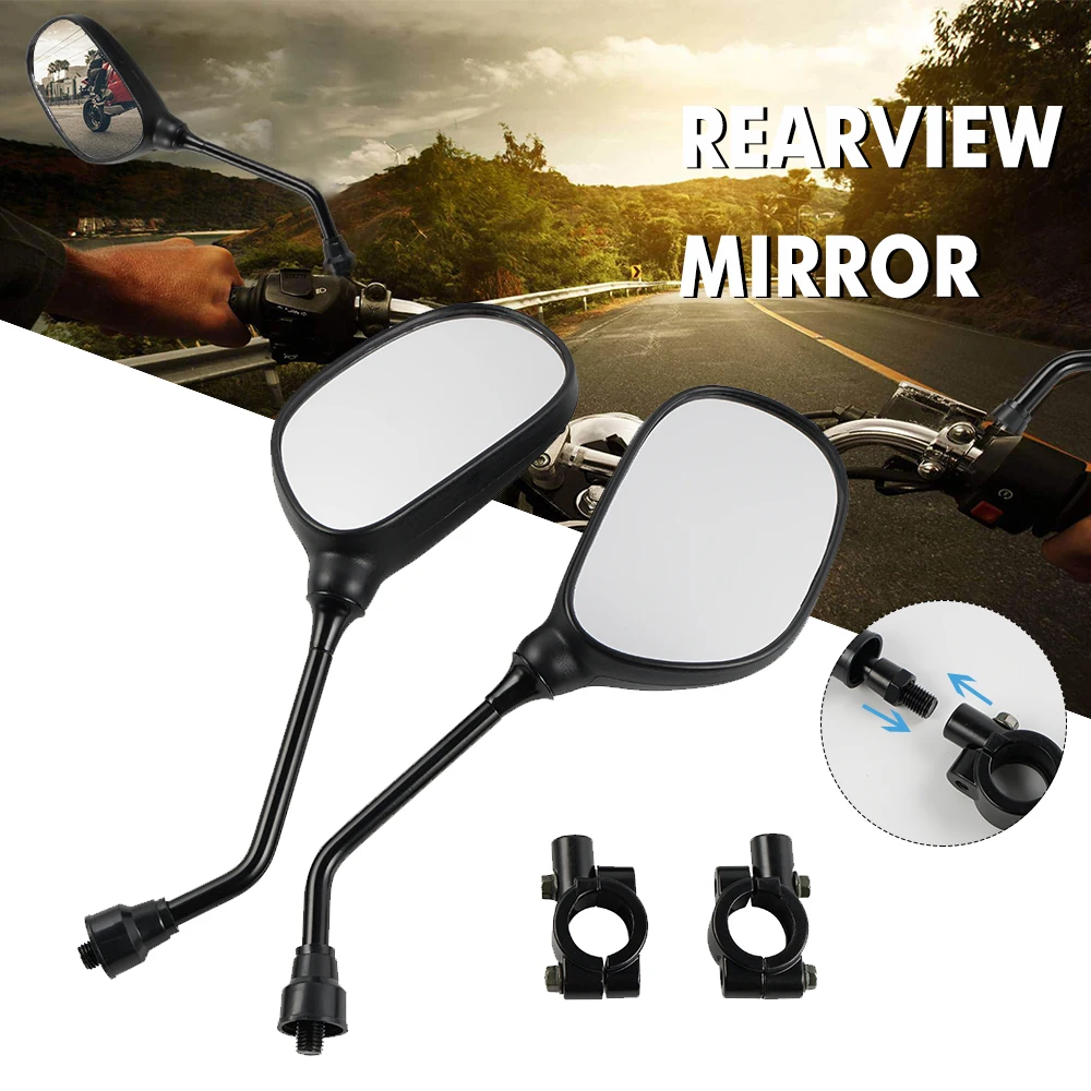 7/8" 22mm Atv Rearview Mirrors Set For Ktm Honda Yamaha Suzuki Quad ...
