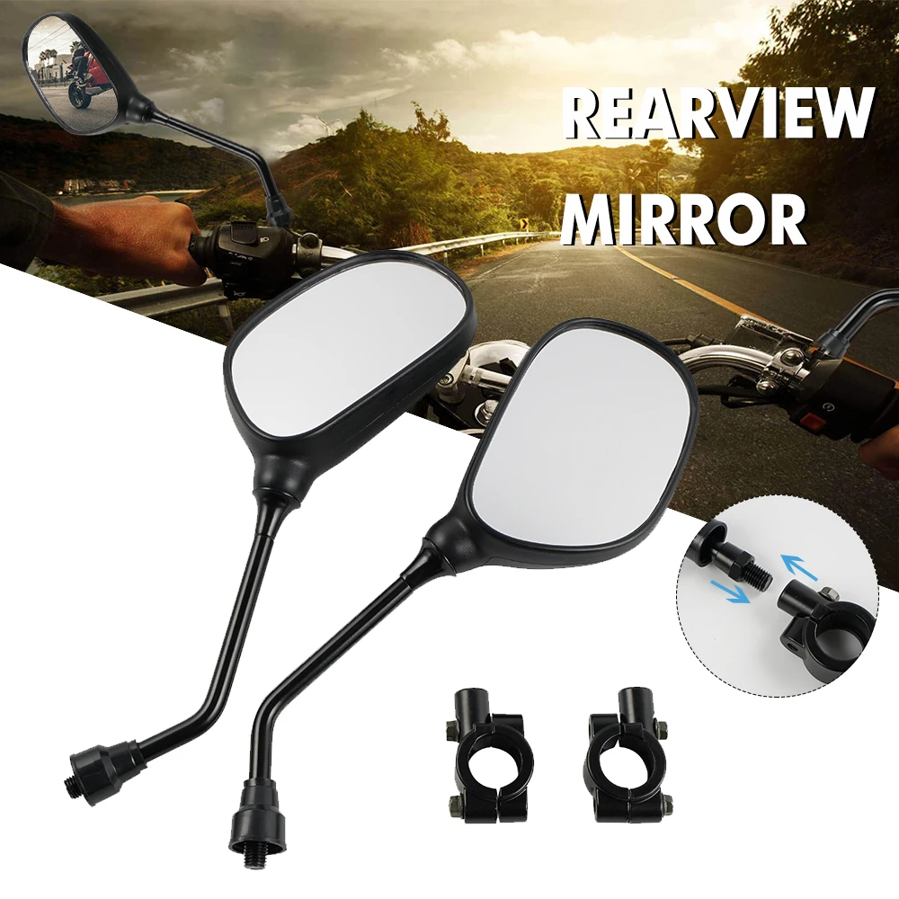 7/8" 22mm Atv Rearview Mirrors Set For Ktm Honda Yamaha Suzuki Quad ...