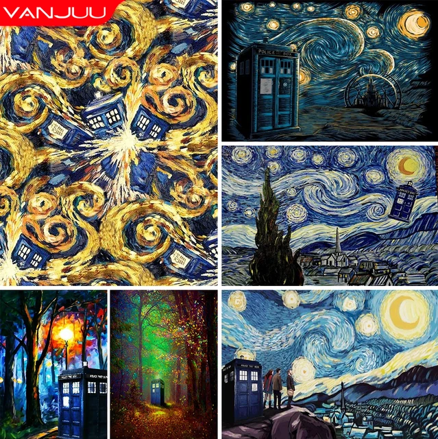 Tardis Wallpaper Van Gogh