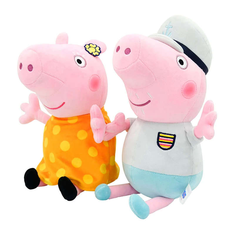 Peluche-Peppa-Pig-Rick-grand-p-re-et-grand-m-re-personnage-de-dessin ...