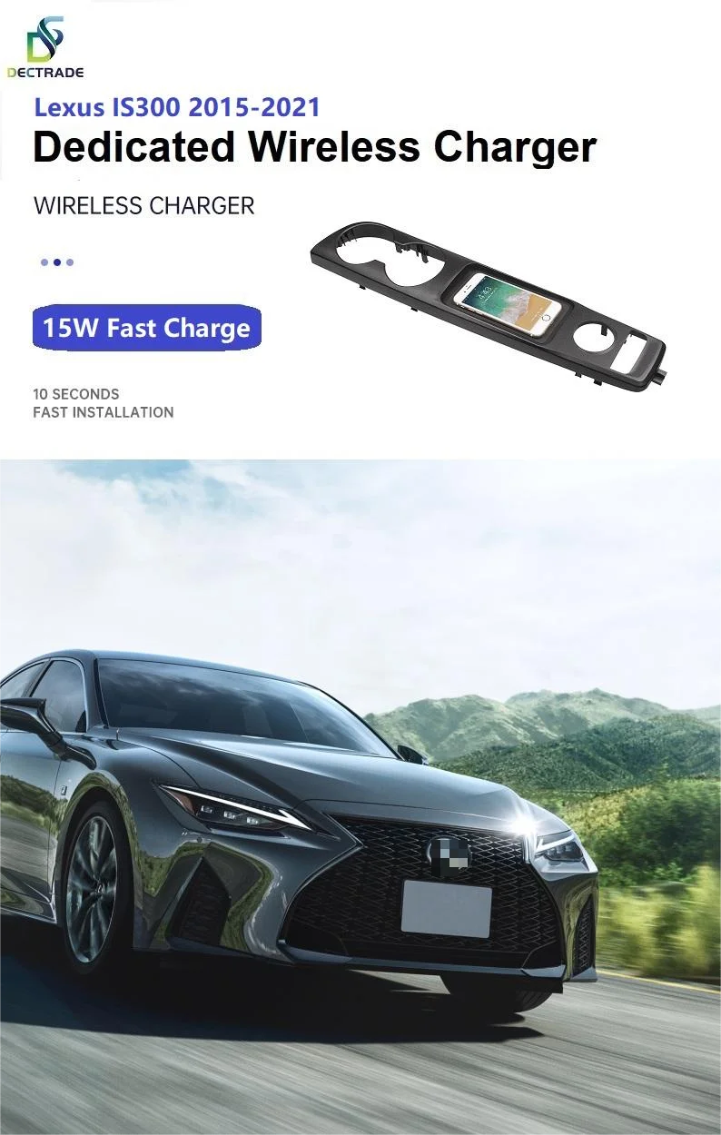 DECTRADE-15W-QI-Wireless-Charger-Car-Center-Console-Phone-Fast-Charging ...