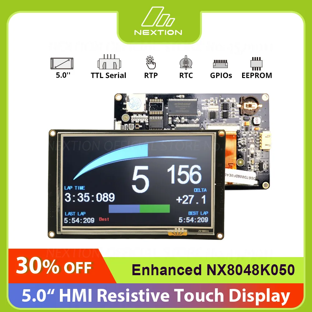 Nextion-Enhanced-NX8048K050-5-0-HMI-LCD-Touch-Display-Module-Screen ...