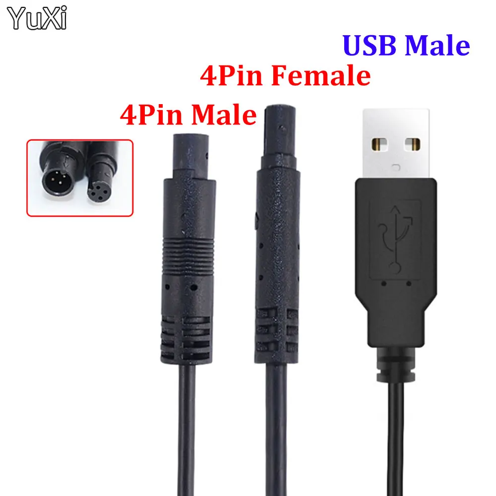USB-2-0-Male-to-4Pin-Male-Female-Cord-Car-Rear-View-Vehicle-DVR-Camera ...
