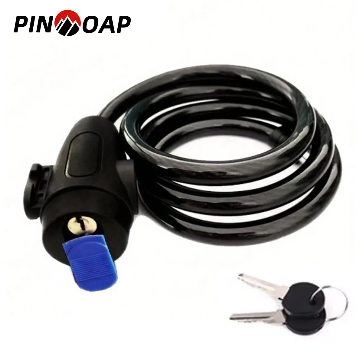 Bicycle Lock Metal Anti-Theft Bicycle Lock With Two Keys Bicycle Chain ...