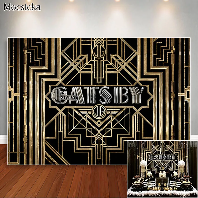 Mocsicka-The-Great-Gatsby-Backdrop-1920s-Retro-Birthday-Photography ...
