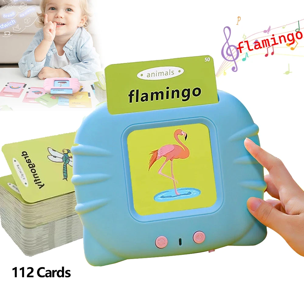 Talking-Flash-Cards-Early-Educational-Toys-Baby-Boys-Girls-Preschool ...