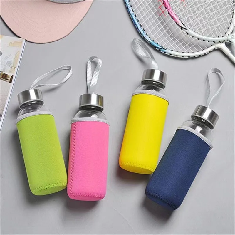 550ml-Travel-bottle-Car-Shatterproof-hand-Portable-Glass-Water-Bottle ...