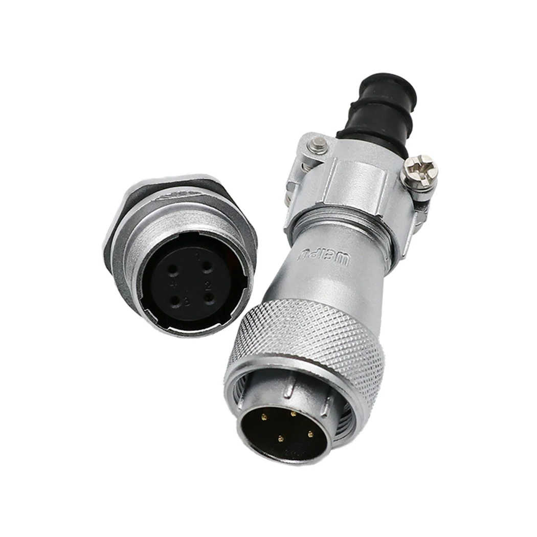 WEIPU-WF16-TI-ZM-M16-LED-Strip-Light-Power-Cable-Plug-Socket-Waterproof ...