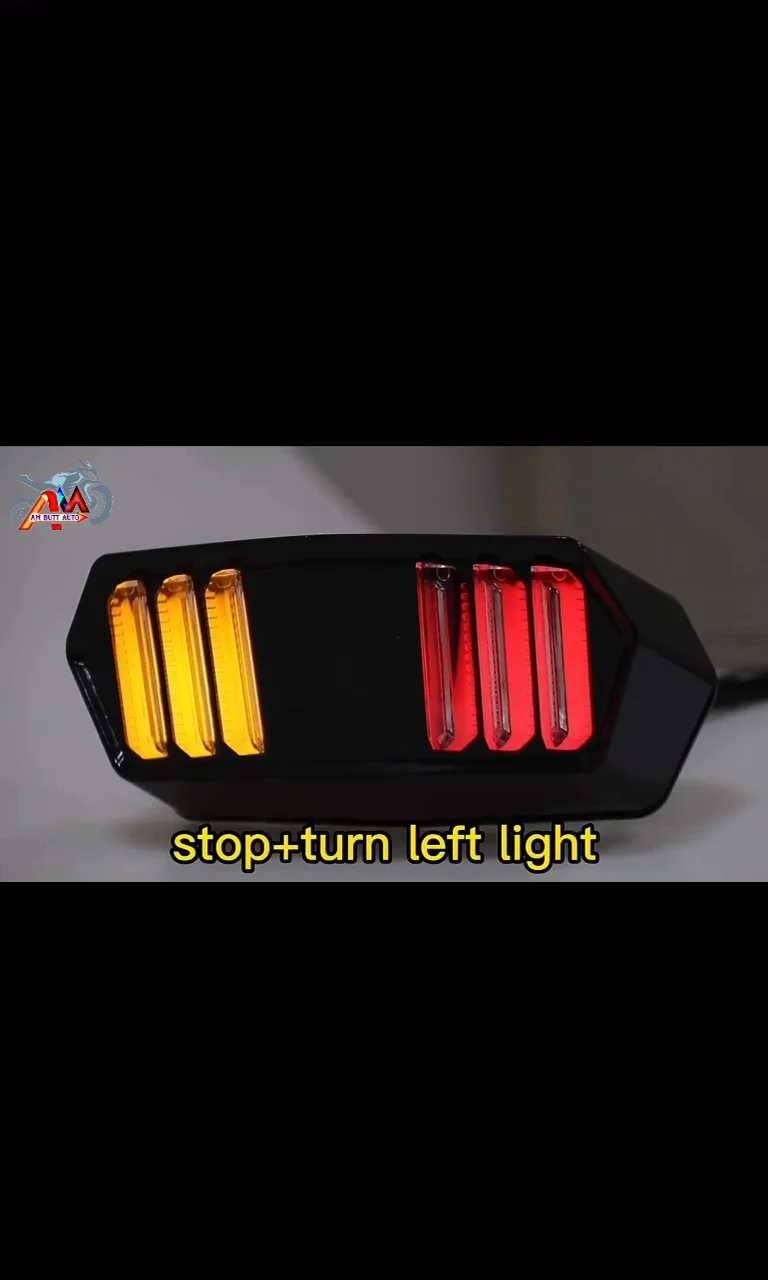 Motorcycle LED back light complete Universal for all CG125 and CD70 ...