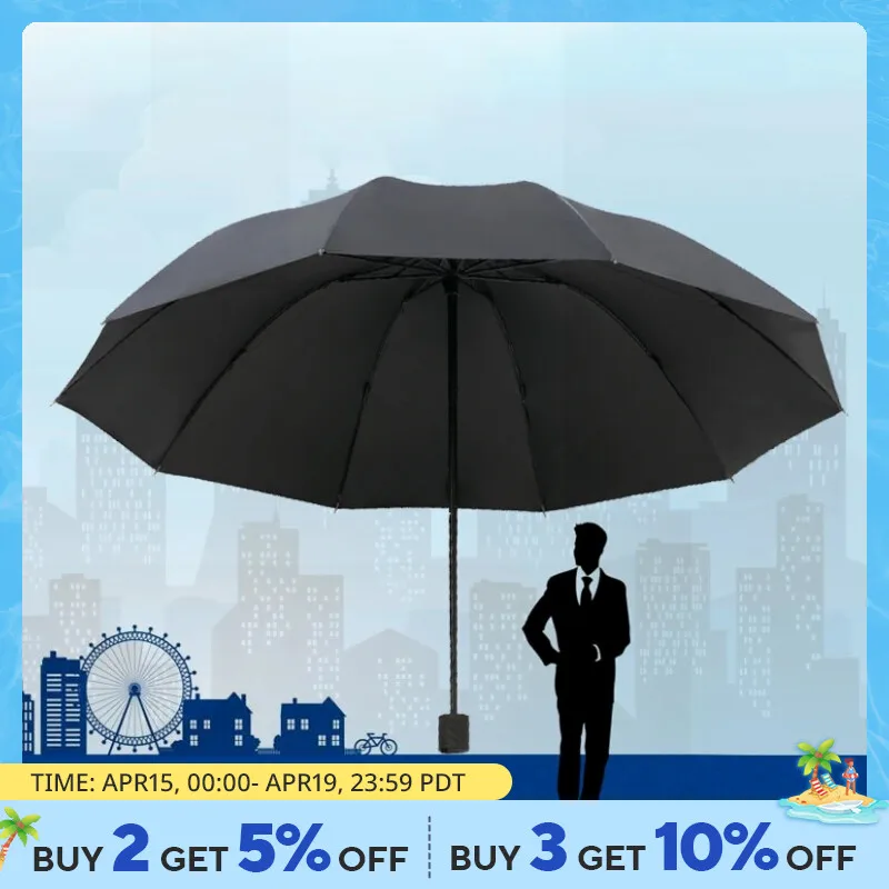 130cm-51-18-Inch-High-quality-Ten-bone-Umbrella-Reinforced-Umbrella ...