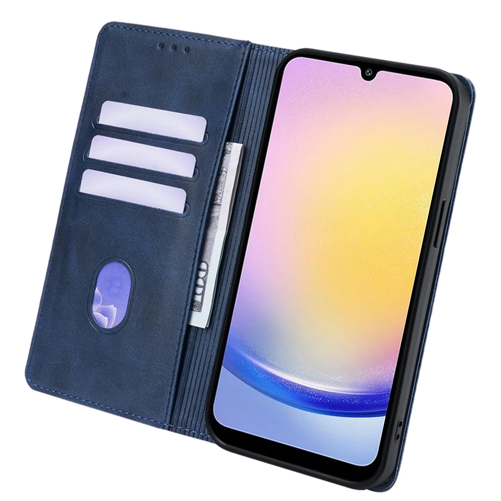 Premium Business Leather Phone Case with Magnetic Flip Cover and Stand ...