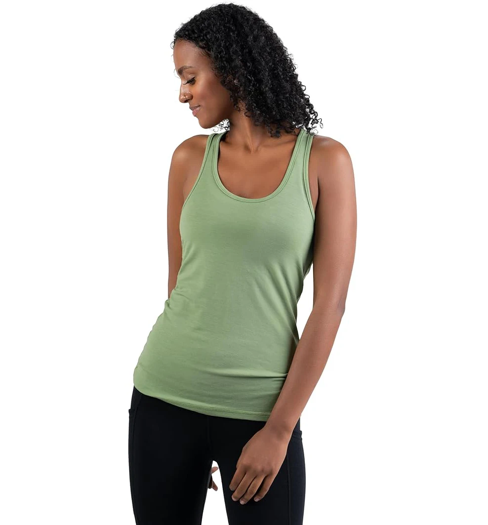 100% Merino Wool Tank Top Women Merino Base Layer Sleeveless Tops ...