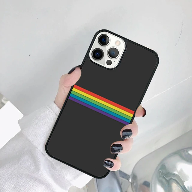 Gay Pride Flag LGBT Phone Case Cover For iPhone 15 16 14 XR XS 11 12 13 ...