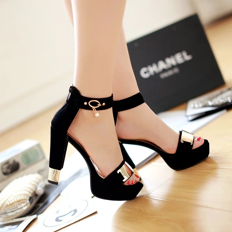 2022 New Summer Platform Sandals Women Ladies Shoes Thick Heels Sandals ...