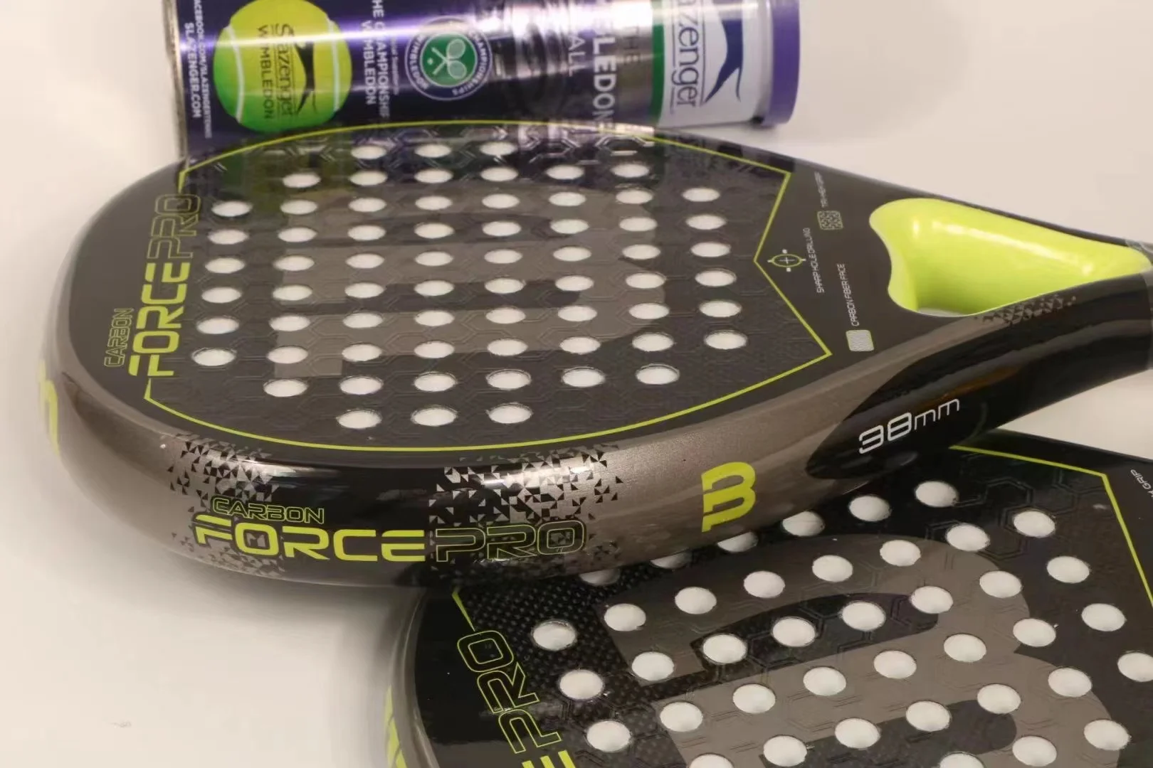 W Padel Racket Porfessional Series Palas 3 Layer Carbon Fiber Board ...