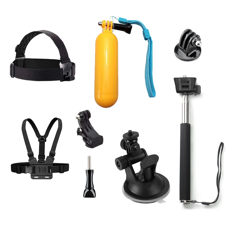 For-GoPro-Hero-11-Head-Strap-Chest-Strap-Selfie-Stick-Buoyancy-Stick ...