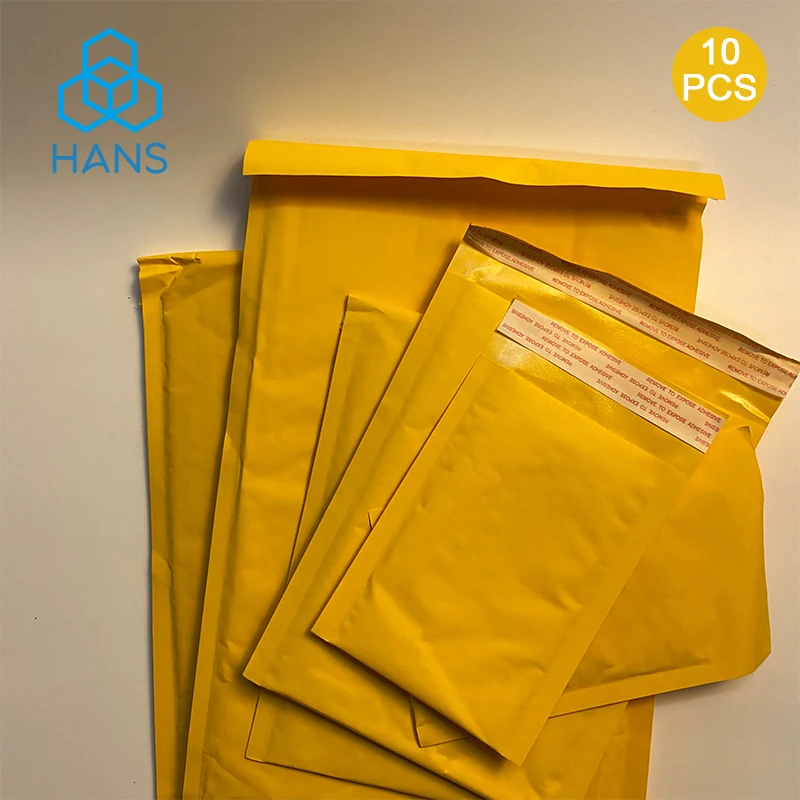 High Quality Bubble Mailers 10PCS Shipping Envelopes Durable Brown ...