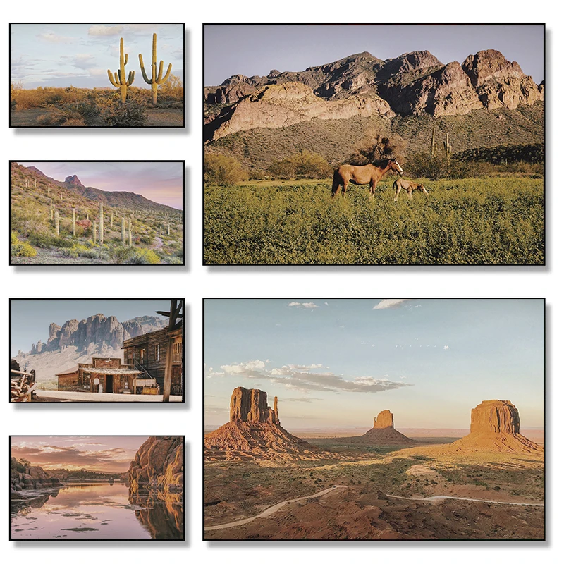 Vintage-Arizona-Landscape-Posters-and-Prints-Arizona-Aspen-Trees ...