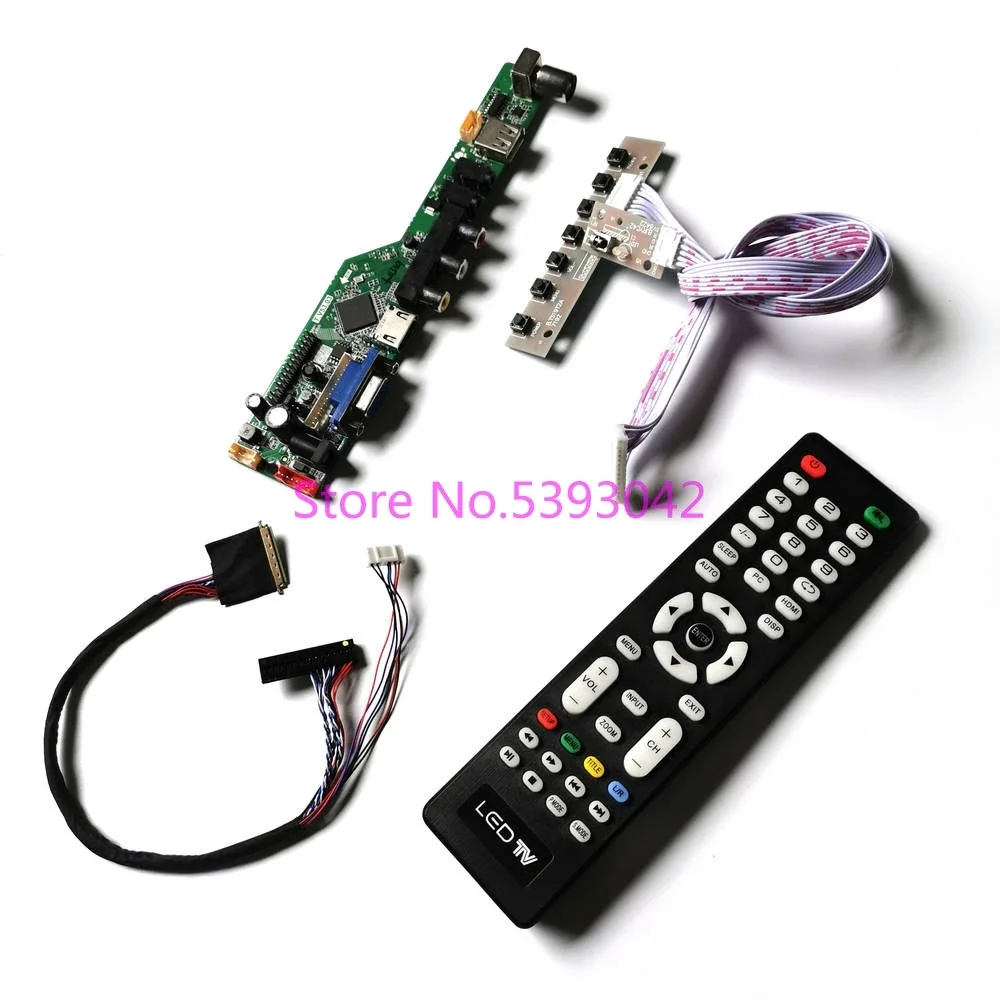 KIT For LP156WH4 (TL)(A1)/(TL)(B1)/(TL)(C1)/(TL)(C2) LVDS LCD Panel ...