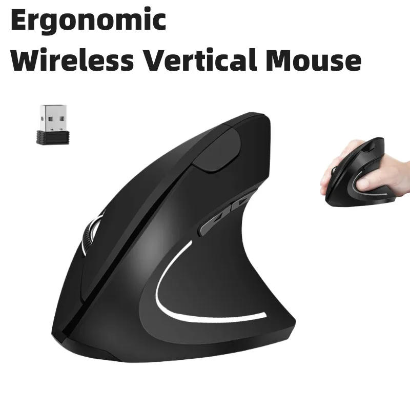 Mouse-Ergon-mico-Vertical-Sem-Fio-2-4GHz-3-DPI-Ajust-vel-800-1200-1600 ...