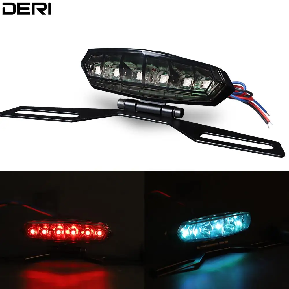 LED-Motorcycle-Tail-Brake-Light-Rear-Warning-Indicator-License-Plate ...