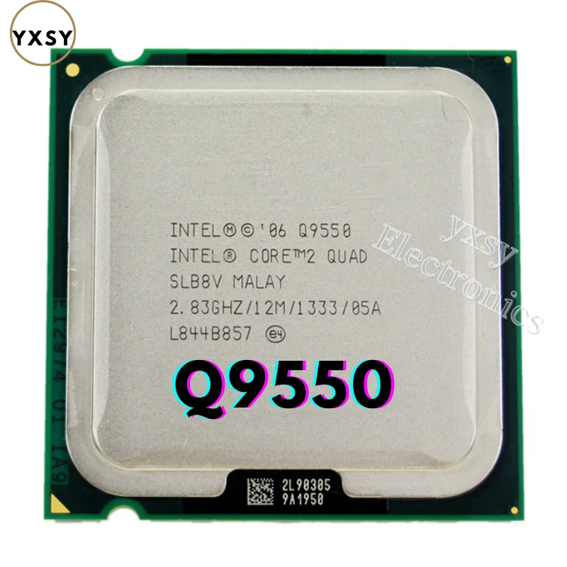 Lntel Q9550 Core 2 QUAD CPU Processor, Q9550, 2.83GHz, 12MB, L2 Cache ...
