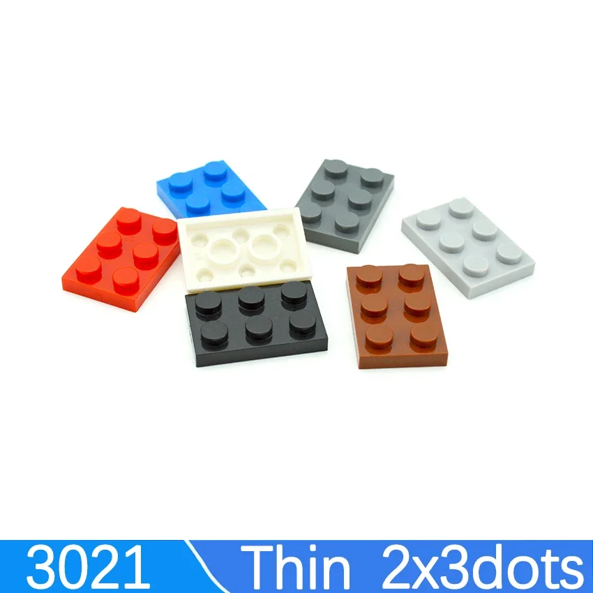 50Pcs-Thin-Building-Blocks-3021-Particles-Plate-2x3-Dots-Figures-Bricks ...