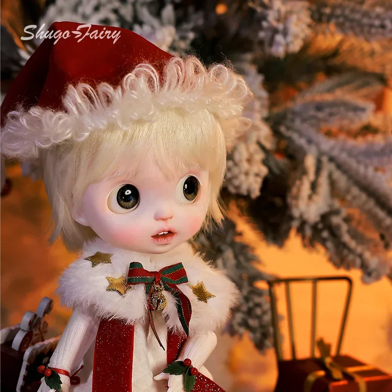 ShugaFairy Lime 1/6 Bjd Dolls Big Head Open Mouth Expression Winter ...