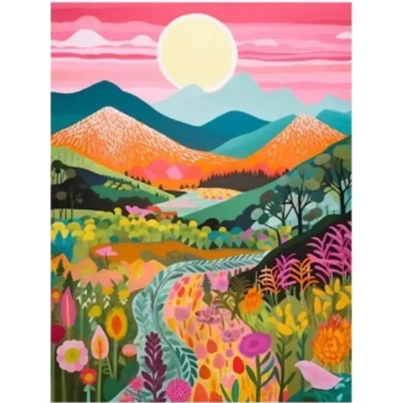 GATYZTORY-DIY-oil-Painting-By-Numbers-Kit-scenery-acrylic-paint-by ...