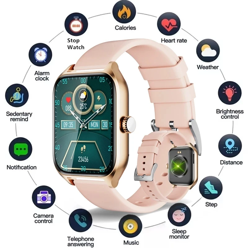 Smart Watch Women Men Sports IP68 Waterproof Smartwatch GPS motion ...