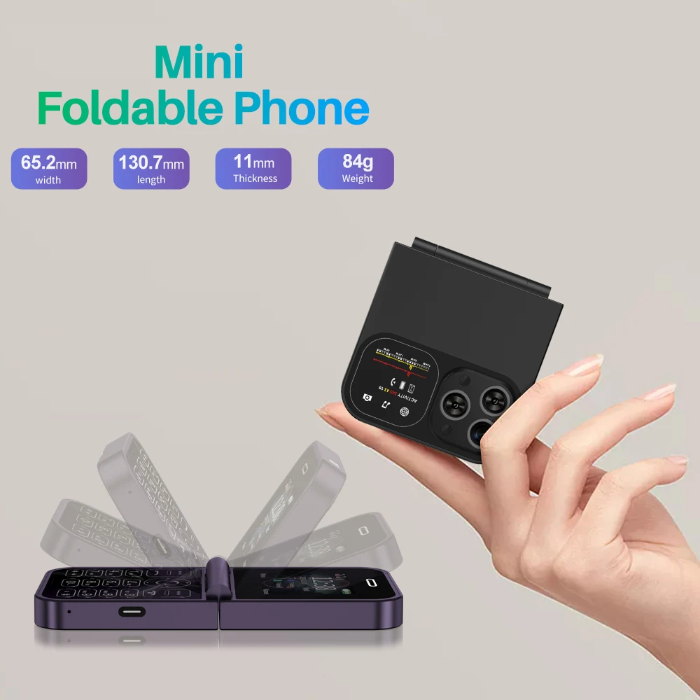 SERVO F15 Mini New Flip Mobile Phone Dual SIM GSM Speed Dial Magic ...