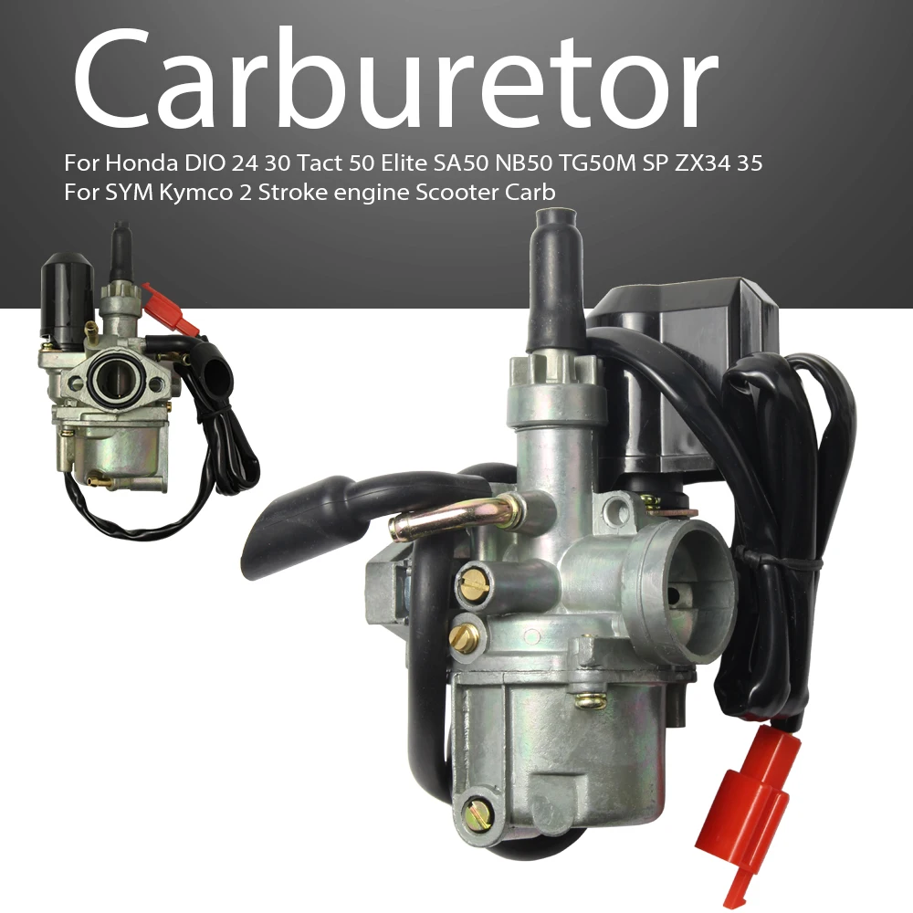 Carburetor Dio 50cc 17mm For Honda DIO 24 30 Tact 50 Elite SA50 NB50 ...