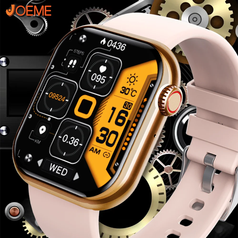 JOEME 1.91 Inch Full Touch Screen Bluetooth Call Smart Watch With 24 ...