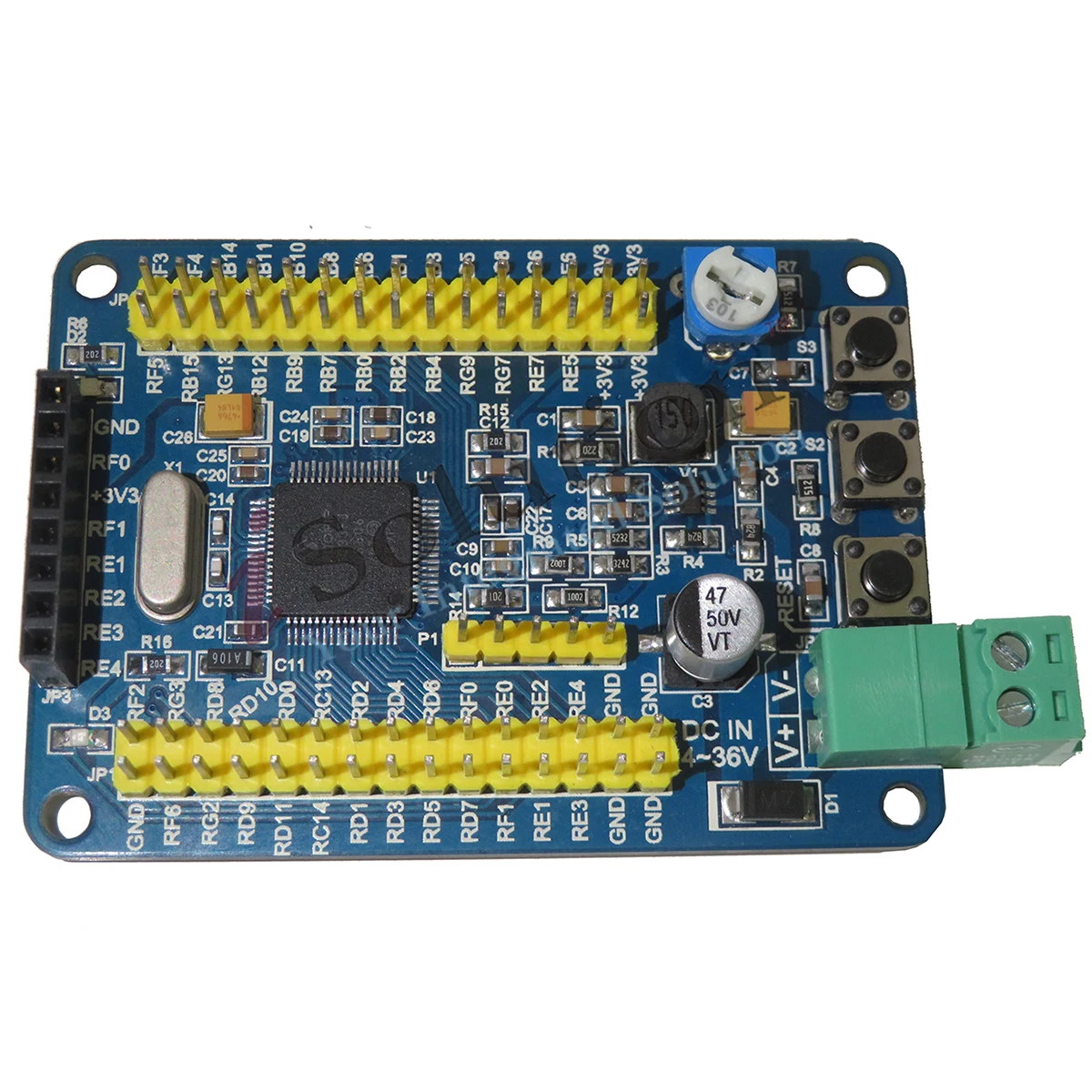DSPIC33 development board, minimum system board DSPIC33FJ64GS606 ...