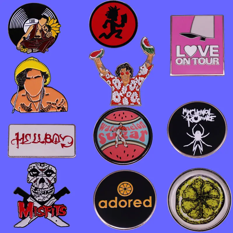 Hardcore-Punk-Band-Logo-Badge-Various-Album-Records-Pop-Music-Brooch ...