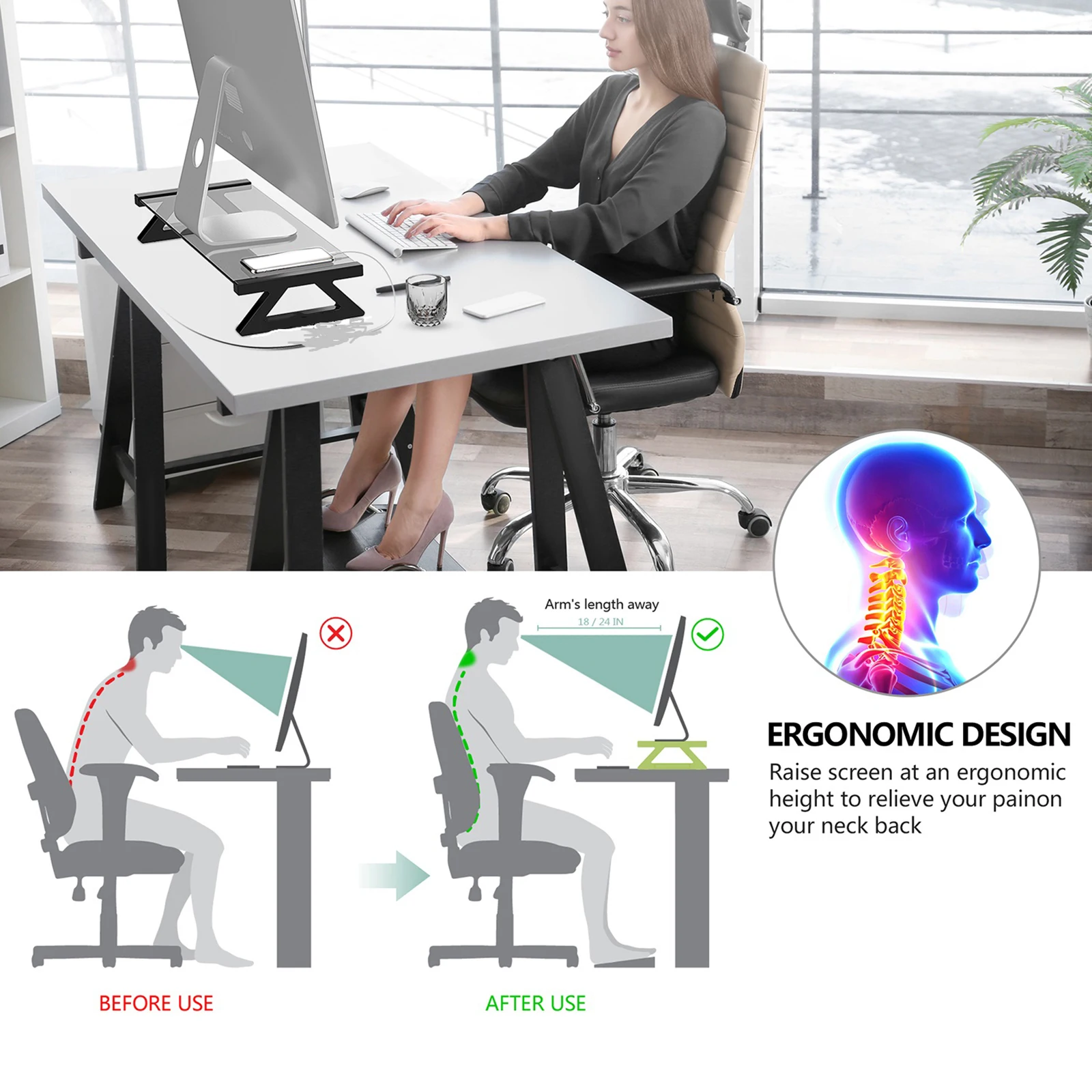 Ergonomics Computer Monitor