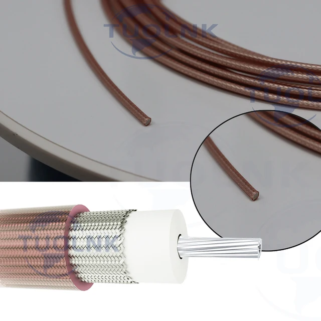 RG179 RF coaxial cable RG 179 cable Low Loss RF Wire Antenna Coax Cable for Transmission ...