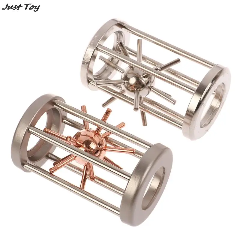 NEW-Classic-Puzzle-High-IQ-Cage-Star-Tooth-Metal-Brain-Teaser-Magic ...