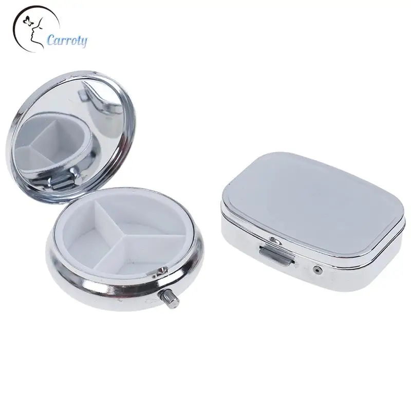 New-Tablet-Pill-Box-Container-Medicine-Case-Metal-Holder-Medicine-1Pc ...