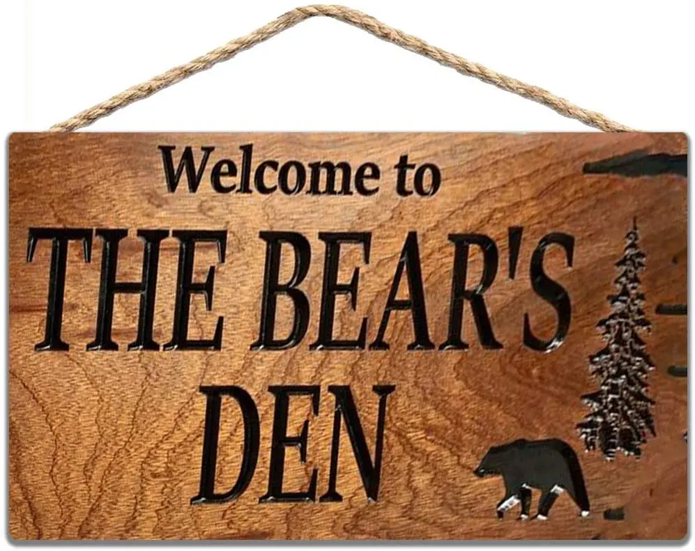 Bear Welcome Sign | Welcome Yard Signs | Welcome Home Bear | Welcome ...