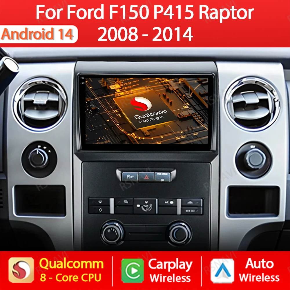 Android-14-Car-Radio-For-Ford-F150-P415-Raptor-2008-2014-Multimedia ...