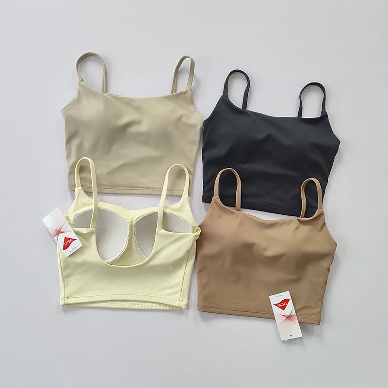 Small-Sling-Vest-Integrated-Fixed-Gathering-Sports-Underwear-Women-s ...