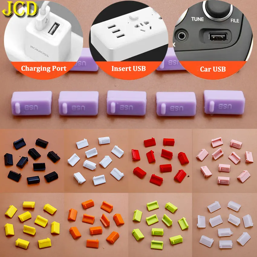 20pcs USB 2.0 3.0 Dust Plug Mobile Power Bank Car USB Interface ...