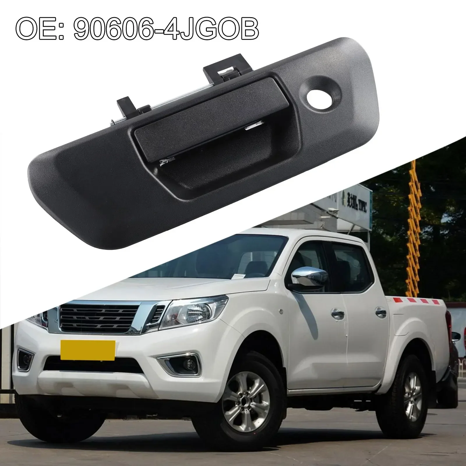 Car-Trunk-Handle-Tailgate-W-Key-Hole-For-Nissan-For-Navara-D23-2015-19 ...