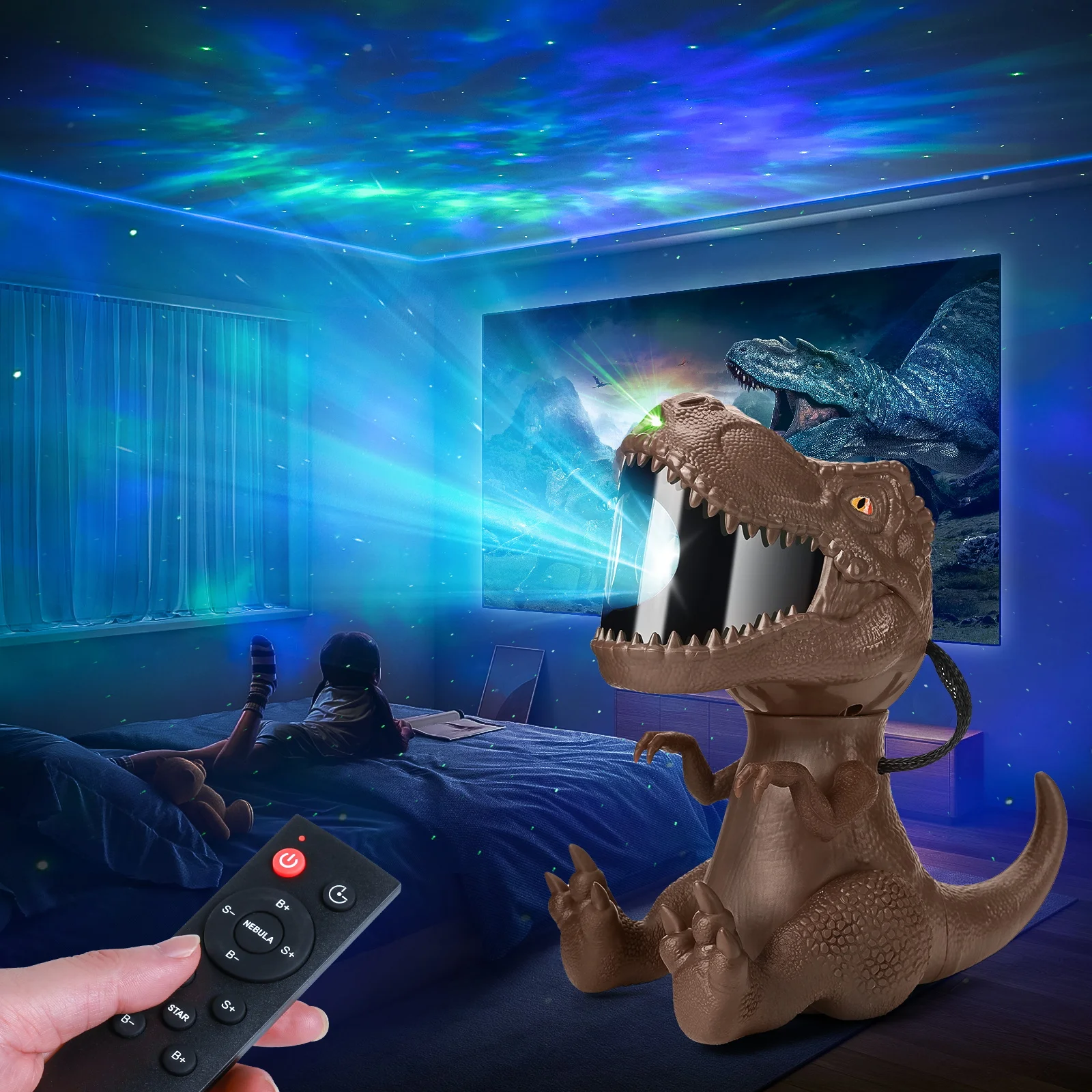 Dinosaur-Star-Light-Galaxy-Star-Projector-Starry-Light-Room-Decoration ...